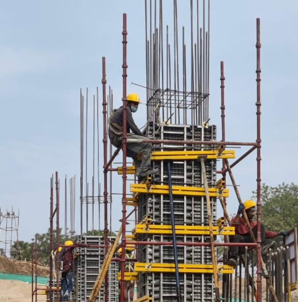 Column Formwork Systems in Bangalore, Delhi | Nova Formworks